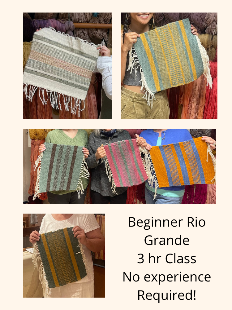 Beginner Rio Grande Weaving Class at Wild West Weaving in Silver City, NM | Wild West Weaving